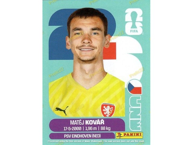 FIFA WORLD CUP 2026 broj CZE02 CZE2 (čitaj opis)