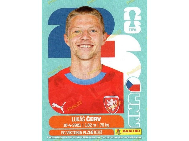 FIFA WORLD CUP 2026 broj CZE11 (čitaj opis)