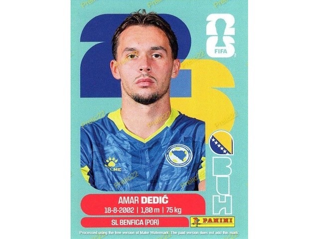 FIFA WORLD CUP 2026 broj BIH03 BIH3 (čitaj opis)