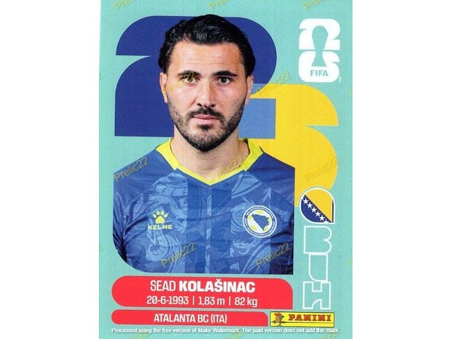 FIFA WORLD CUP 2026 broj BIH04 BIH4 (čitaj opis)