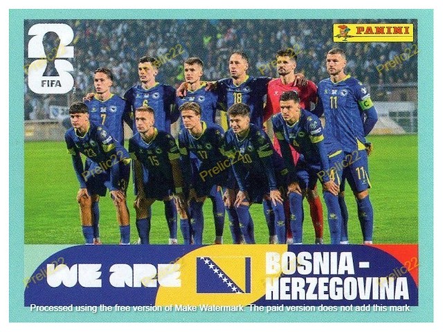 FIFA WORLD CUP 2026 broj BIH13 (čitaj opis)