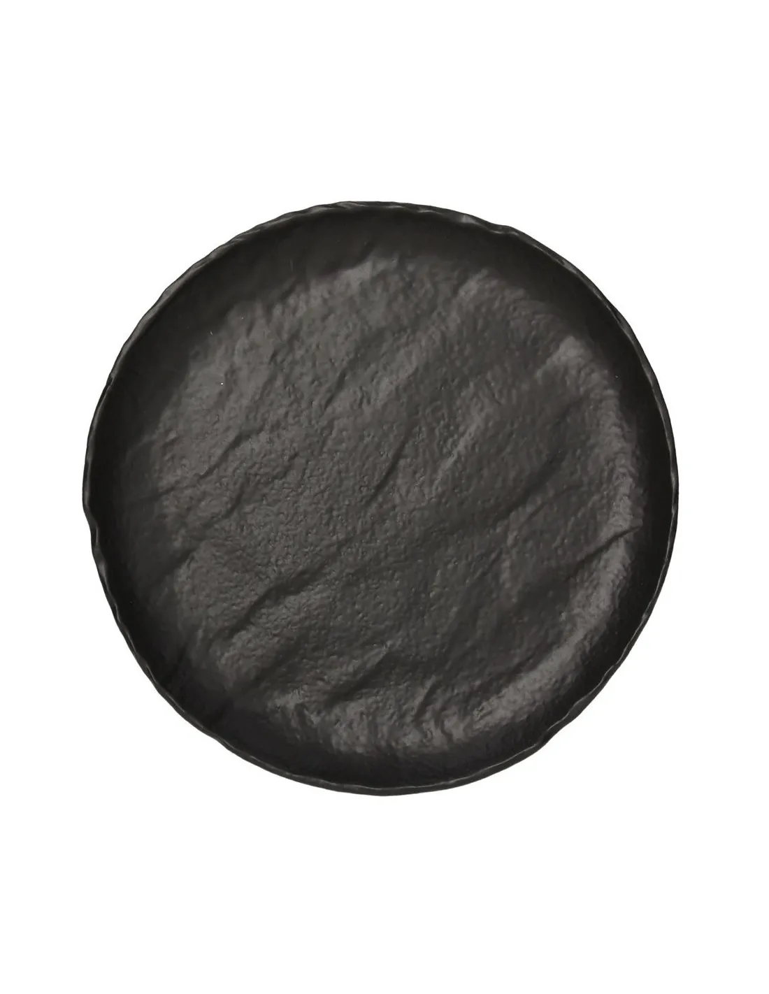 Tanjir za serviranje Vulcania Black 33 cm – crni porcelan