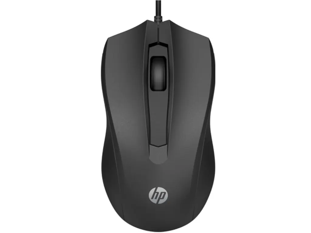 HP 100 EURO Miš, 1600 DPI, Optički, Crni