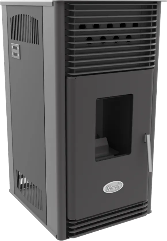 Mareli Kamin na pelet PS 10 air (10kW), Crni