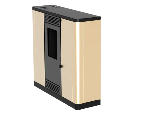 Mareli Kamin na pelet Aurora Slim 10 air (10kW), Krem