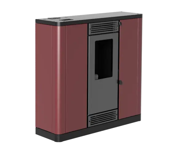 Mareli Kamin na pelet Aurora Slim 10 air (10kW), Bordo