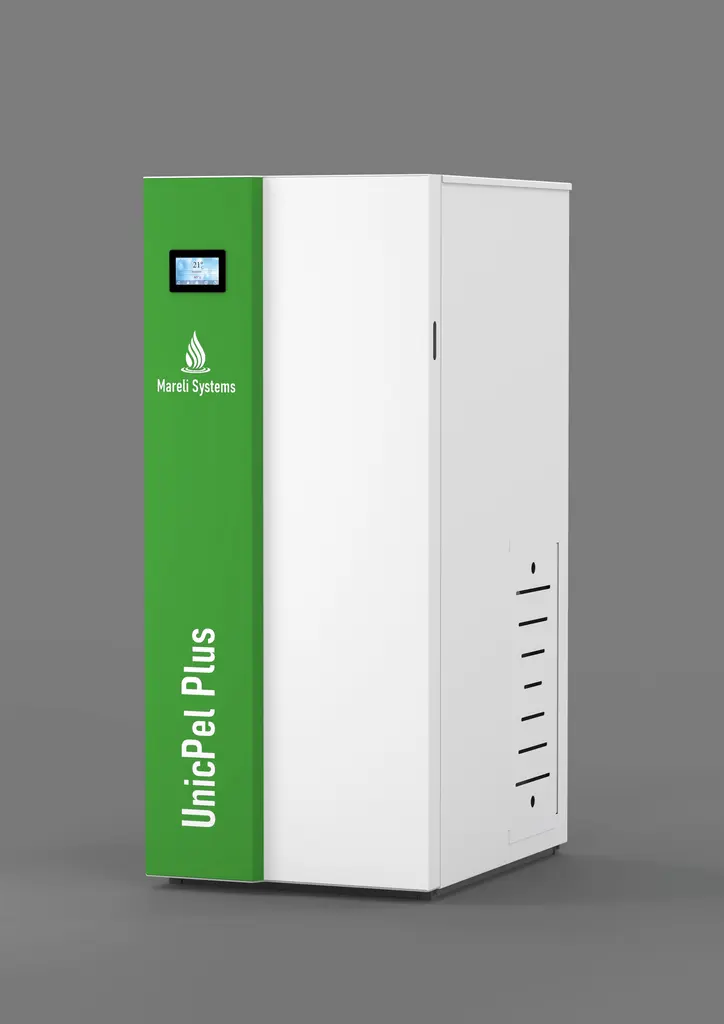 Mareli Kotao na pelet Unicpel Plus 18 (18kW), Belo-zeleni