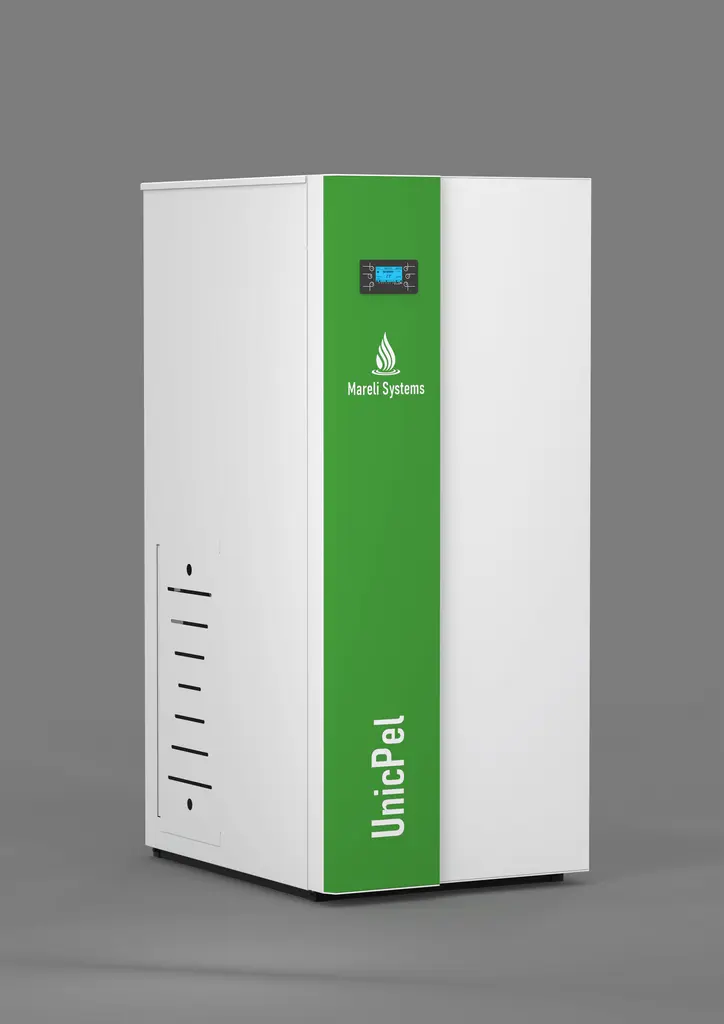 Mareli Kotao na pelet Unicpel 24 (24kW), Belo-zeleni
