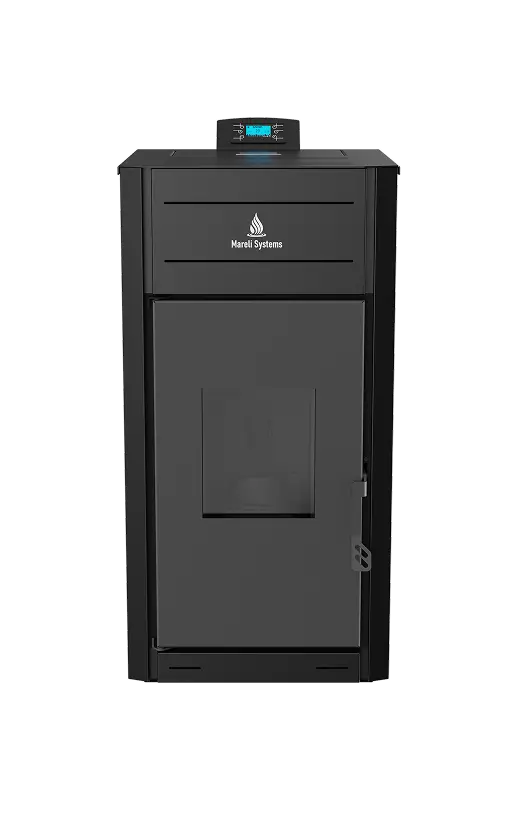 Mareli Kamin na pelet Uno 24 (3kW + 21kW), Sivi