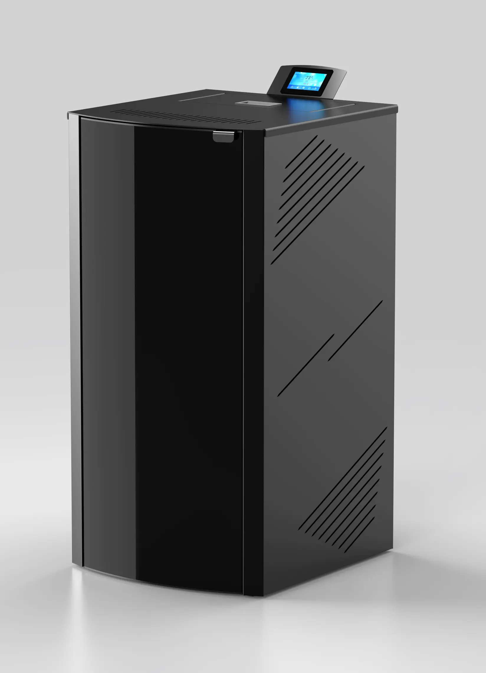 Mareli Kamin na pelet Onyx Full Glass 30 (4kW + 26kW) crna