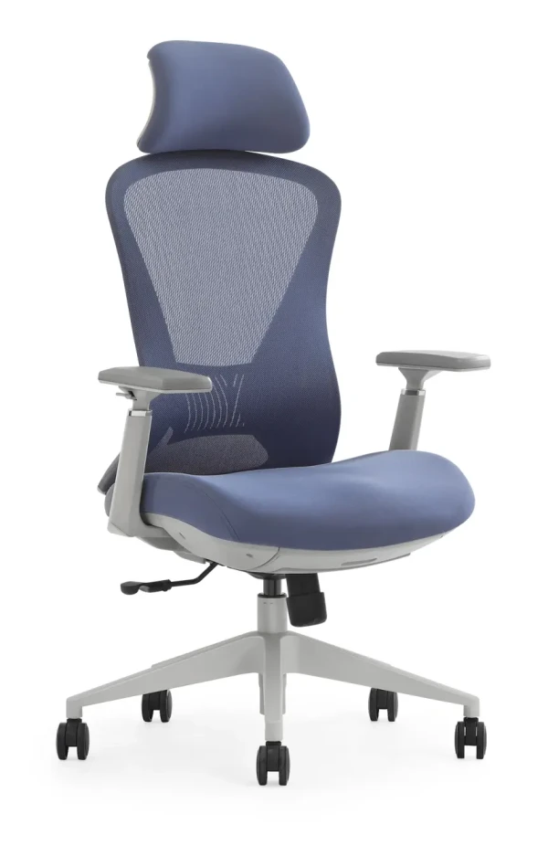Ultra ergonomska kancelarijska stolica UGD Conference Lite Silver Blue