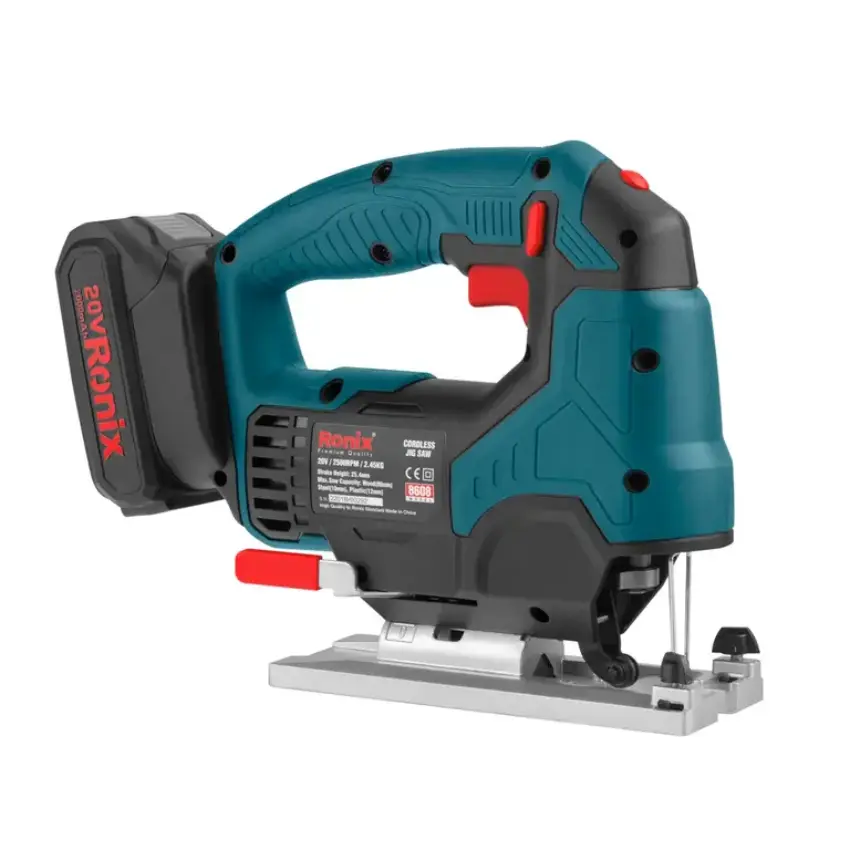 Ronix Aku Ubodna testera 8608, 2x2Ah, 20V, 80mm, LED+laser