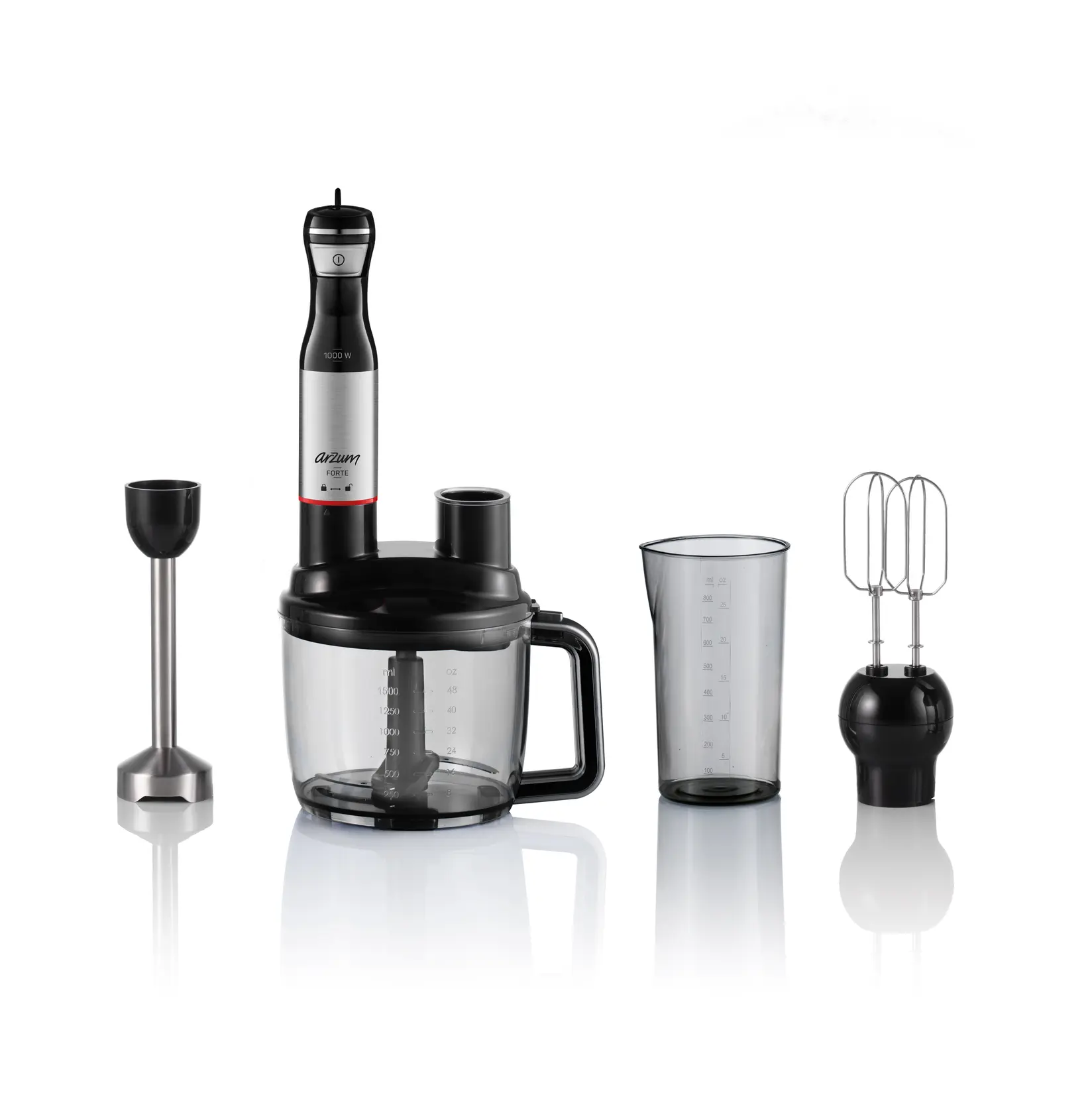 Arzum Blender set Forte Multi AR1157-0100, 1000W, 5u1, Crni