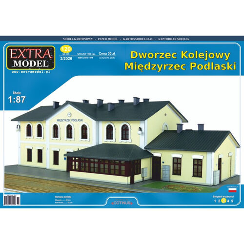 NEW! Extra Model 120 Dworzec Kolejowy Międzyrzec Podlaski