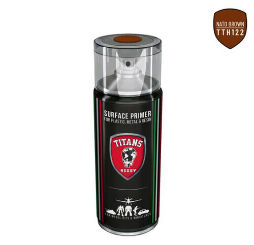 NEW! AMMO of Mig Jimenez A.MIG TTH122 NATO Brown Matt Primer Spray (Titans Hobby)