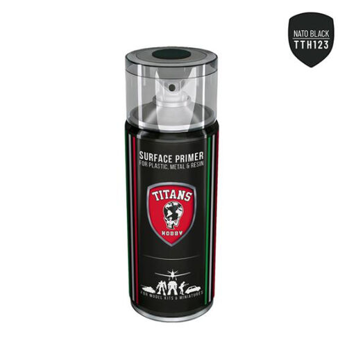 NEW! AMMO of Mig Jimenez A.MIG TTH123 NATO Black Matt Primer Spray (Titans Hobby)