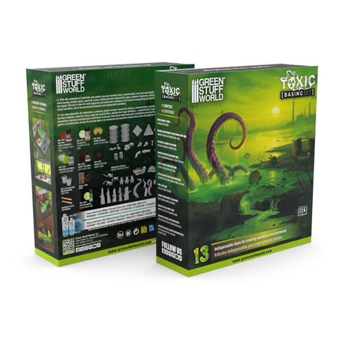 NEW! Green Stuff World 11642 Basing Sets - Toxic Diorama Set