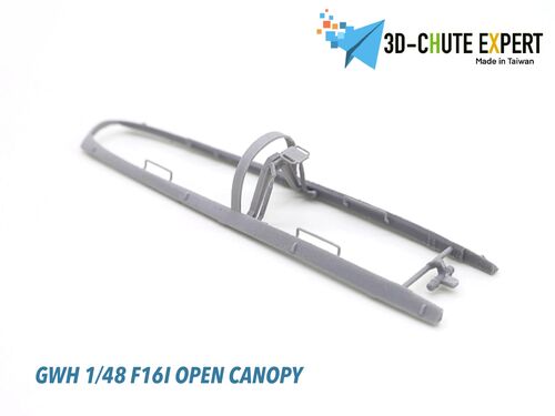 3D-CHUTE EXPERT 0920518 Lockheed Martin F-16 I - OPEN Canopy (for GWH Kits)