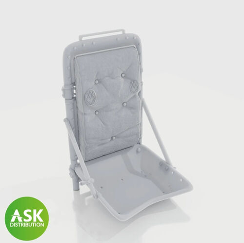 Art Scale Kit A48094 North American P-51 B Mustang - Seat WITHOUT Seat Belts (for Eduard Kits / 3D-Printed)