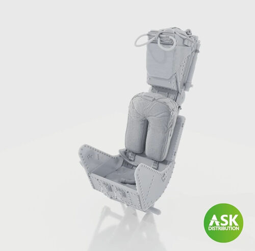 Art Scale Kit A48099 Gloster Meteor F.8 - M.B. Mk.2 Ejection Seat WITHOUT Seat Belts, rec. (for Airfix Kits / 3D-Printed)