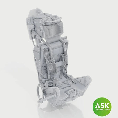 NEW! Art Scale Kit A72046 Gloster Meteor F.8 / FR9 - M.B Mk.2E Ejection Seat WITH Seat Belts (for Airfix Kits / 3D-Printed)