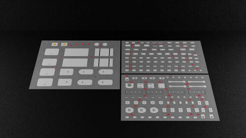 NEW! Metallic Details MDP72035 Ilyushin Il-18, Il-20 and Il-38 - Hatches and Exterior Panels (Amodel)