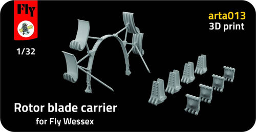 NEW! FLY ARTA013 Westland Wessex - 3D-Printed Rotor Blade Carrier (for Fly Kits)