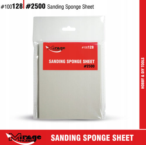 NEW! Mirage-Hobby 100128 Sanding Sponge Sheet #2500 (1 piece)