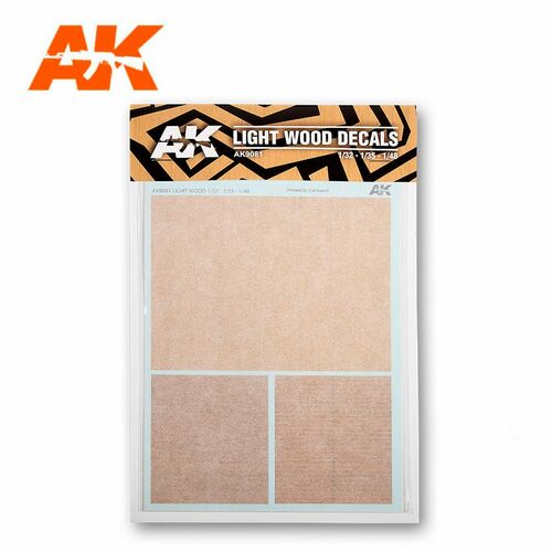 AK-Interactive 9081 Light Wood Decals
