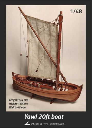 NEW! FLY va48002 Yawl 20ft Boat