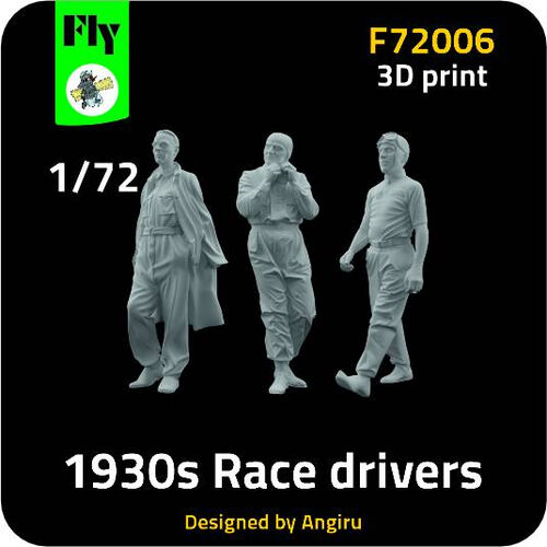 FLY F72006 1930s Race Drivers (3 Figures / 3D-Printed)