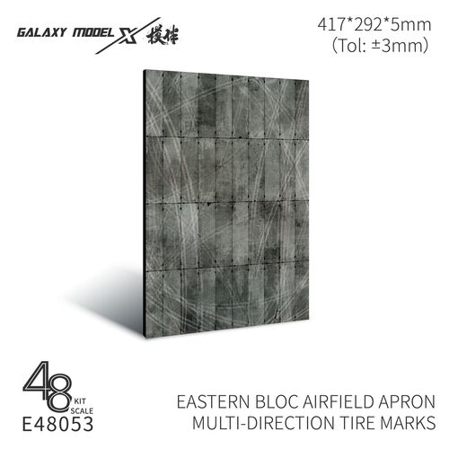 Galaxy-Model E48053 Eastern Bloc Airfield Apron – Multi-Direction Tire Marks