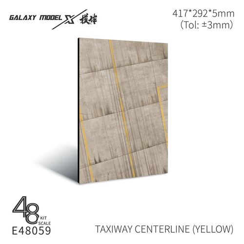 Galaxy-Model E48059 Taxiway Centerline (Yellow)