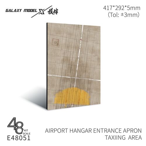 NEW! Galaxy-Model E48051 Airport Hangar Entrance Apron – Taxiing Area