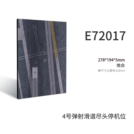 Galaxy-Model E72017 Aircraft Carrier Flight Deck – Catapult No.4 End Section Display Base