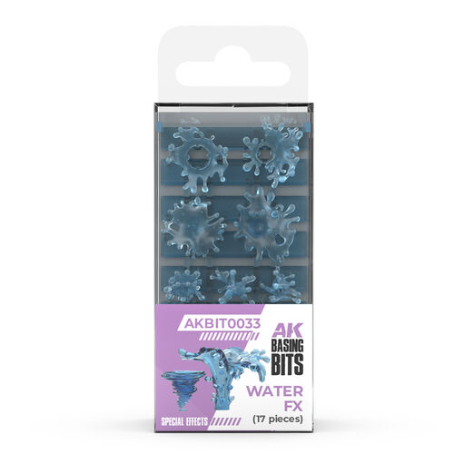 AK-Interactive AKBIT0033 Water FX (3D-Printed / 17 pcs)
