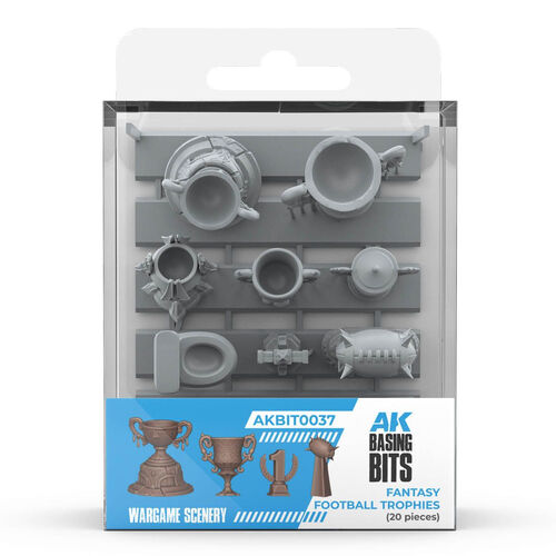 NEW! AK-Interactive AKBIT0037 Fantasy Football Trophies (3D-Printed / 20 pcs)