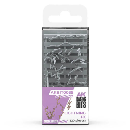 AK-Interactive AKBIT0039 Lightning FX (3D-Printed / 20 pcs)