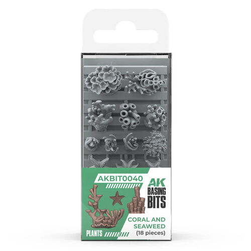 AK-Interactive AKBIT0040 Coral and Seaweed (3D-Printed / 18 pcs)