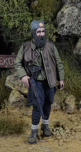 D-DAY miniature studio 35284 Yugoslav WWII Chetnik (1 Figure)
