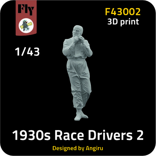 NEW! FLY F43002 Race Driver No.2 - 1930s (3D-Printed)