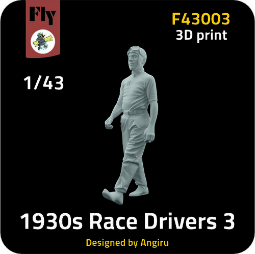 NEW! FLY F43003 Race Driver No.3 - 1930s (3D-Printed)