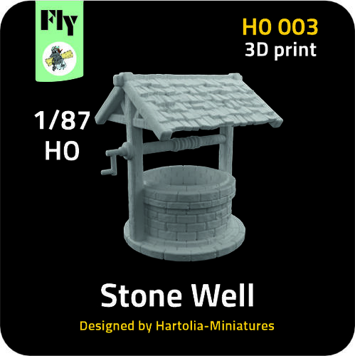 FLY H0003 Stone Well (3D-Printed)