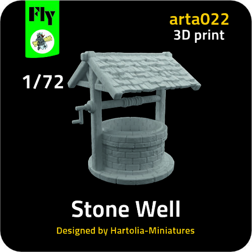 NEW! FLY ARTA022 Stone Well (3D-Printed)