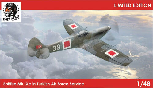 NEW! TigerHead Decals K48002 Supermarine Spitfire Mk.IXe in Turkish Air Force Service (Limited Edition)