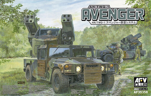 NEW! AFV Club AF35358 US Army AN/TWQ-1 Avenger Mobile Air Defence System