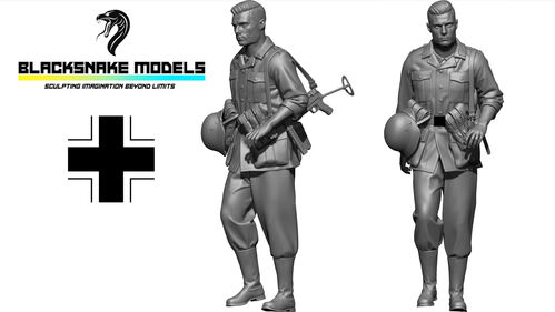 BlackSnake Model WER-05 German WWII Wehrmacht (1941) - Soldier No.5 (1 Figure)