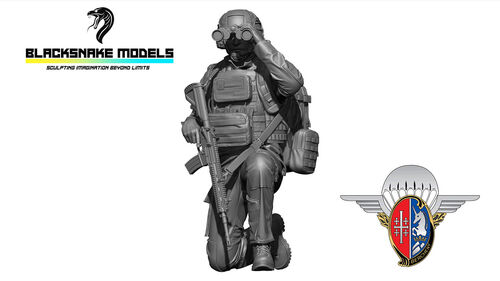 NEW! BlackSnake Model RHP-02 French 1st Parachute Hussar Regiment - Soldier No.2 (1 Figure)