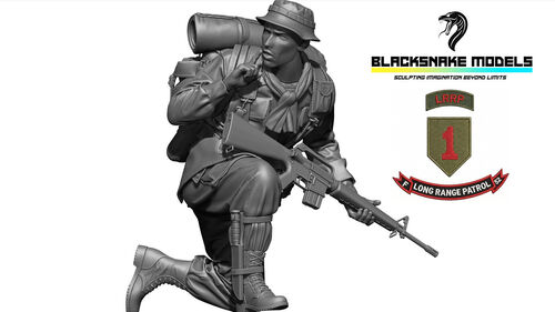 BlackSnake Model LRRP-04 "Whisper" US Soldier – 1st Infantry Division (Big Red One) LRRP Soldier No.4 (1 Figure)