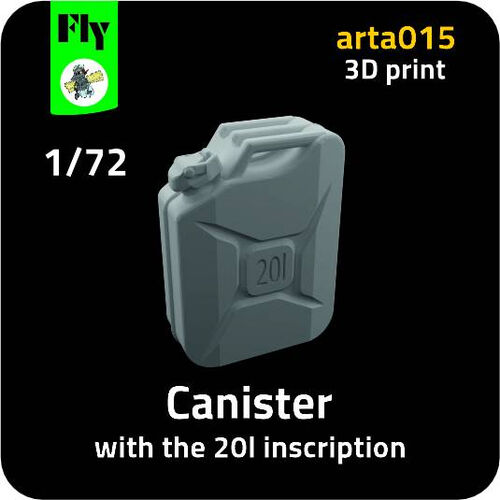 NEW! FLY ARTA015 Canister with the 20l inscription (10 pcs / 3D-Printed)